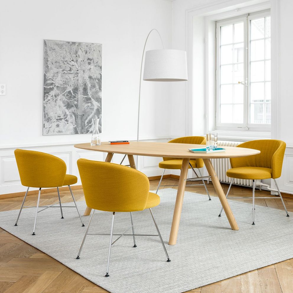 Oval tables: for home or office
