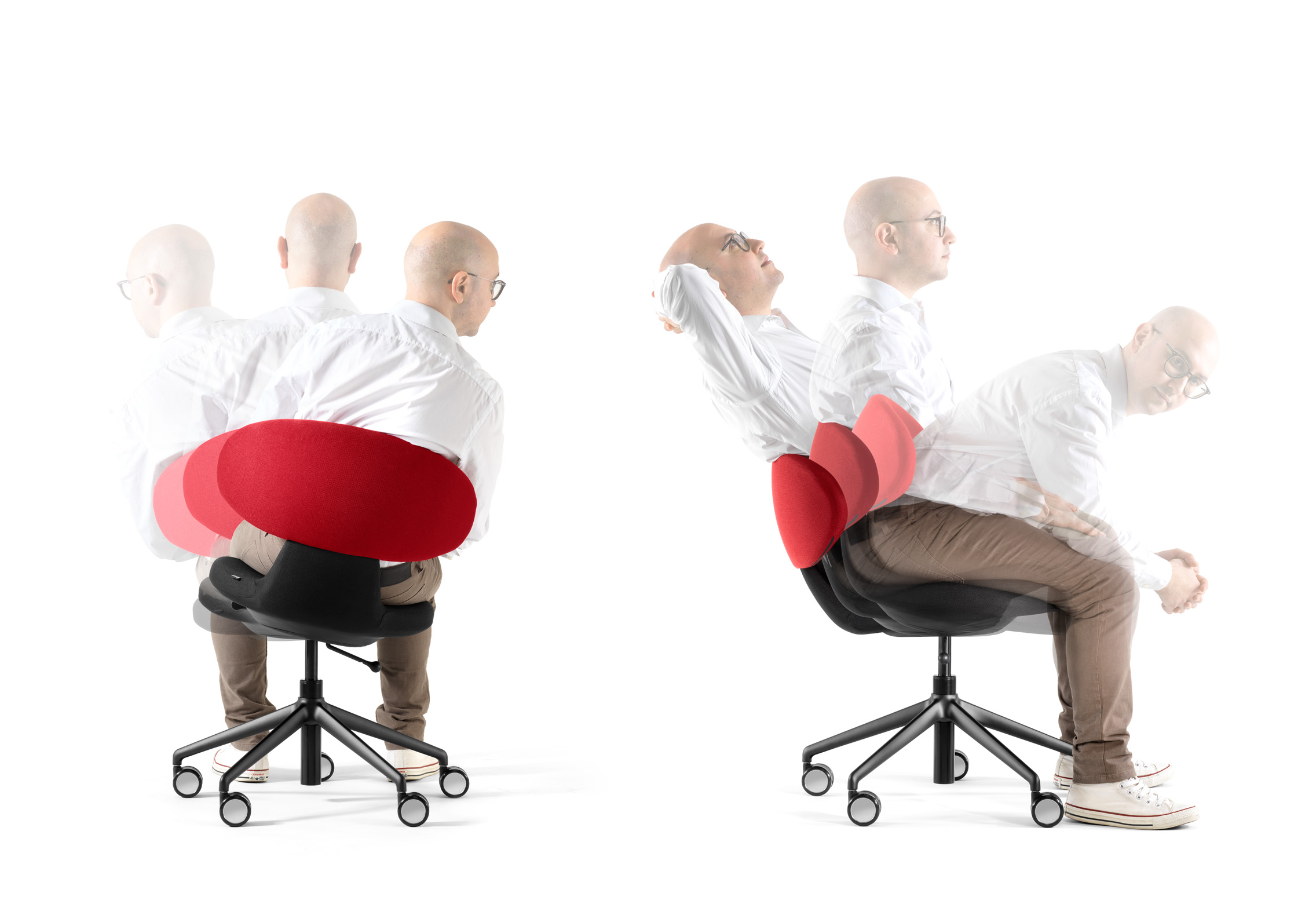 Simplex 3D – Drehstuhl mit 3D-Beweglichkeit